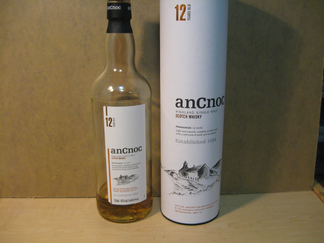 anCnoc 12 Year Highland Single Malt Scotch Whisky 750mL – Honest Booze ...