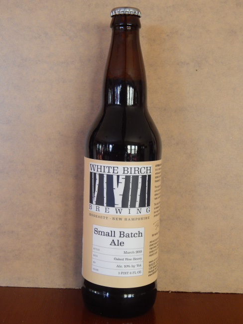 White Birch Small Batch Ale – Oaked Wee Heavy – Honest Booze Reviews