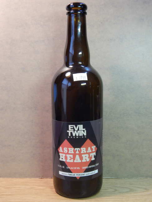 Evil Twin Brewing Ashtray Heart Smoked Imperial Stout – Honest Booze ...